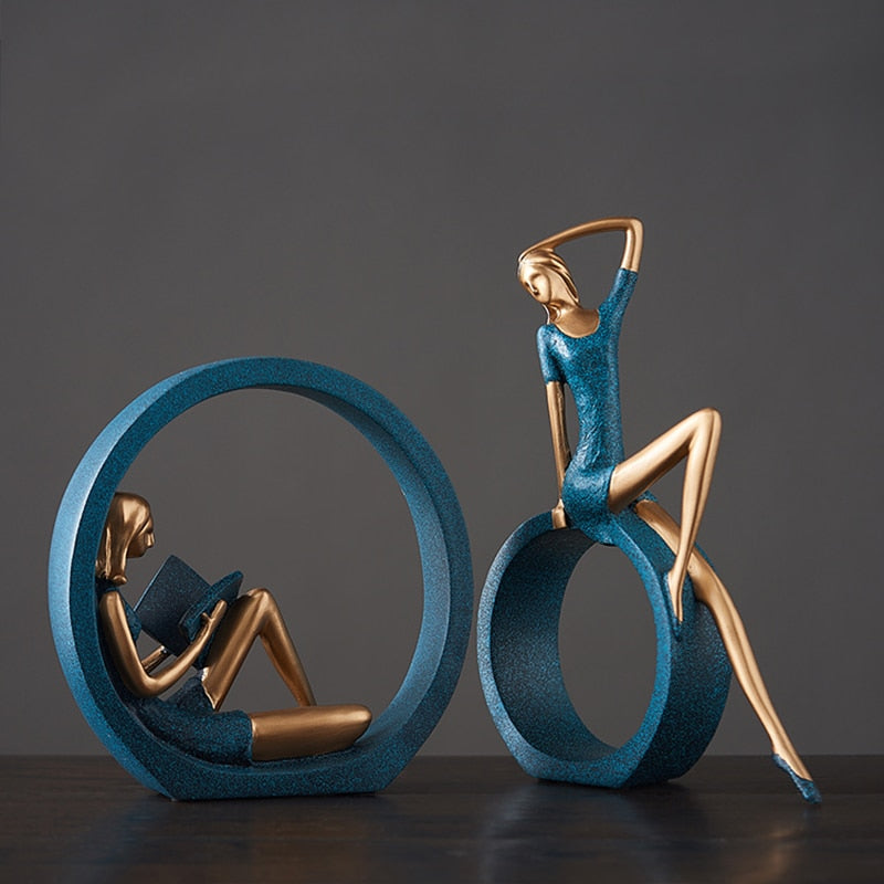 Creative Decoration Accessories Modern Simple Crafts Ornaments Figurin ...