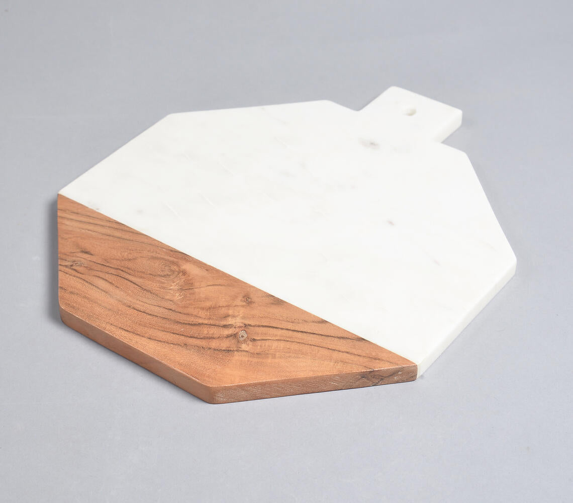 Octagon Marble & Mango Wood Chopping Board – max unique